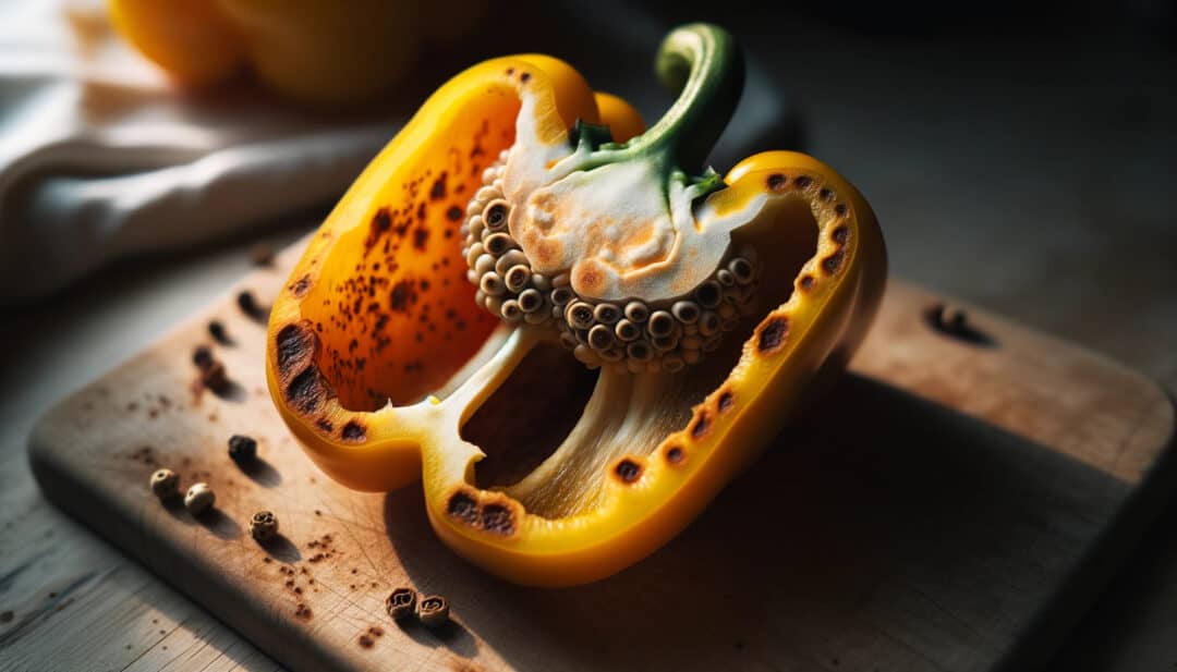 Are Brown Spots Inside Bell Pepper Safe to Eat